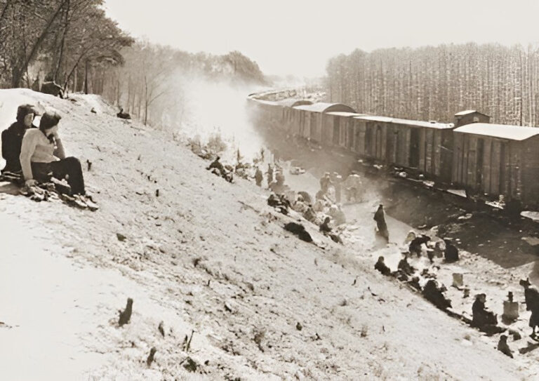 The Visual Record – A TRAIN NEAR MAGDEBURG